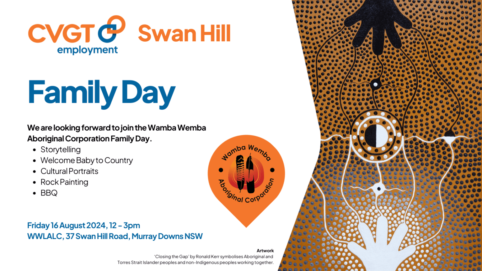 Family Day - Wamba Wemba Aboriginal Corporation - CVGT Employment